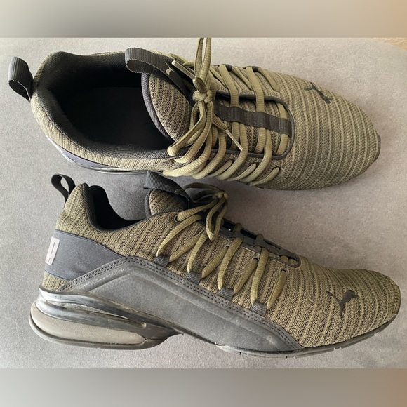 Puma | Shoes | Puma Mens Dark Olive Green Sneakers Size 15 | Poshmark